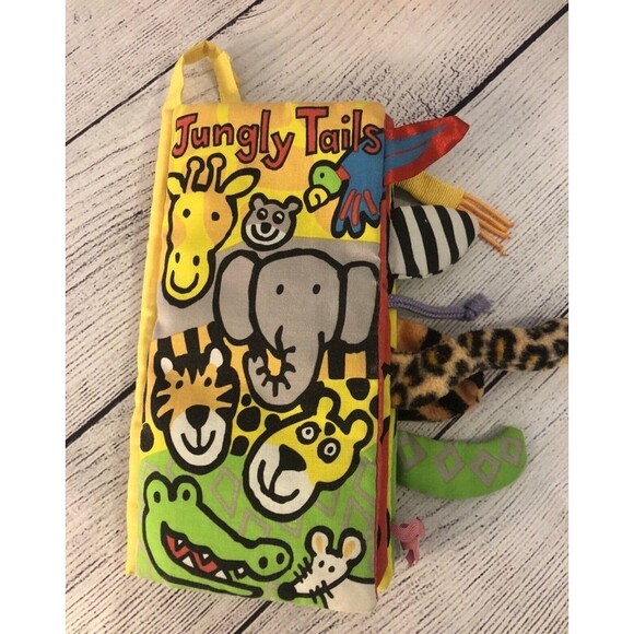 Jellycat | Toys | Jellycat Jungly Tails Infant Sensory Soft Book | Poshmark